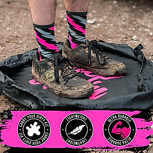 Muc Off Grime Bag - Portable Changing Room and Laundry Bag for Cycling and Outdoor Sports - Durable Wetsuit Changing Mat Bag for Surf, SUP, Swimming