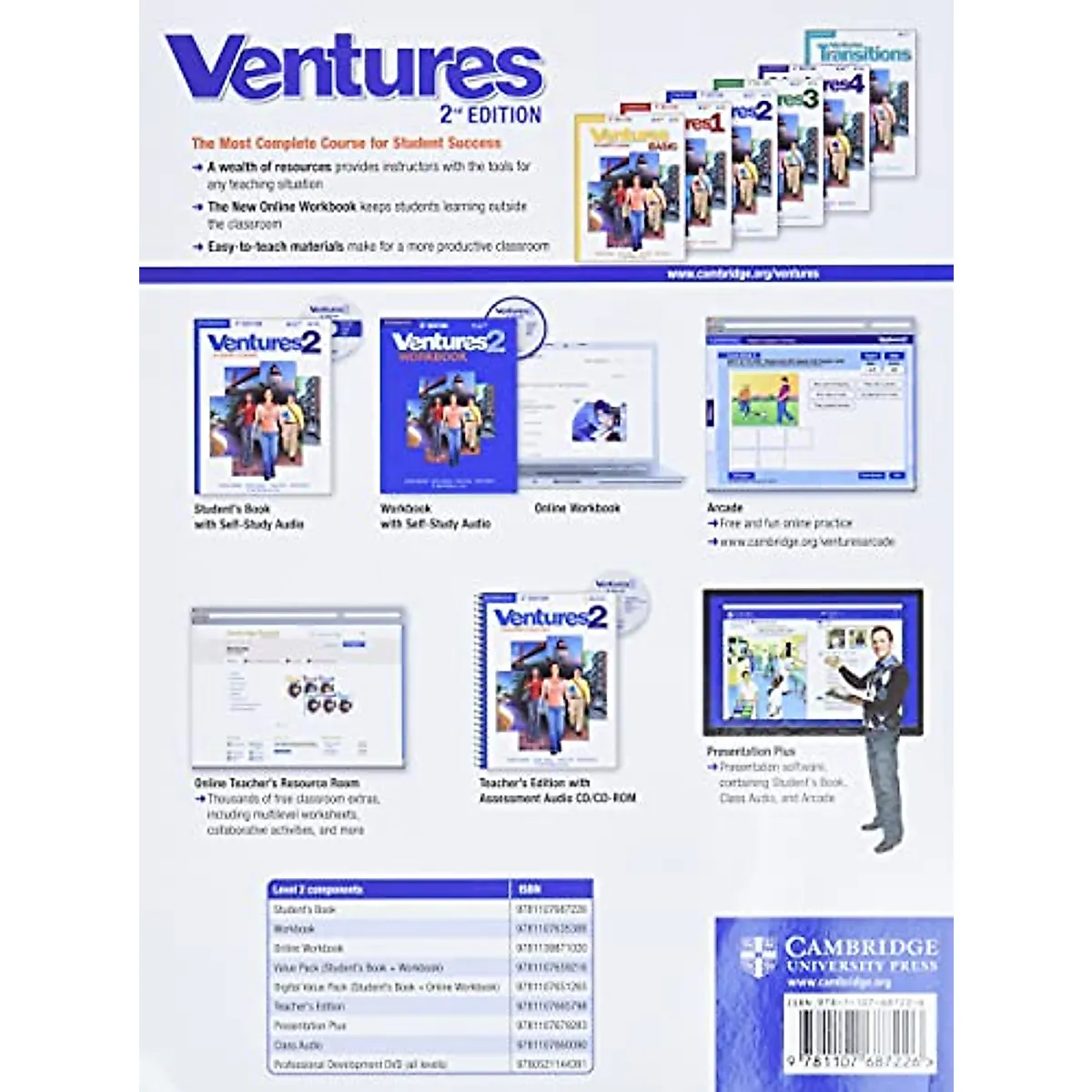 Ventures Level 2 Value Pack (Student's Book with Audio CD and Workbook with Audio CD)