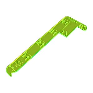 LITKO Space Fighter Huge Ship Universal Maneuver Gauge | Compatible with Star Wars: X-Wing (Fluorescent Green)