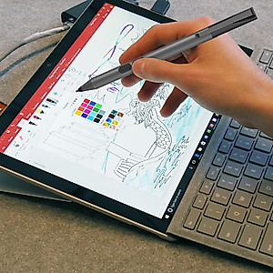 Pen for Surface, 1024 Pressure, Eraser & Right-Click, Palm Rejection,2500 Working Hours for Surface Pro 11/10/9/8/7/6/5/4/3/X, Surface Go/Book 4/3/2/1, Surface Laptop Studio 6/5/4/3/2/1