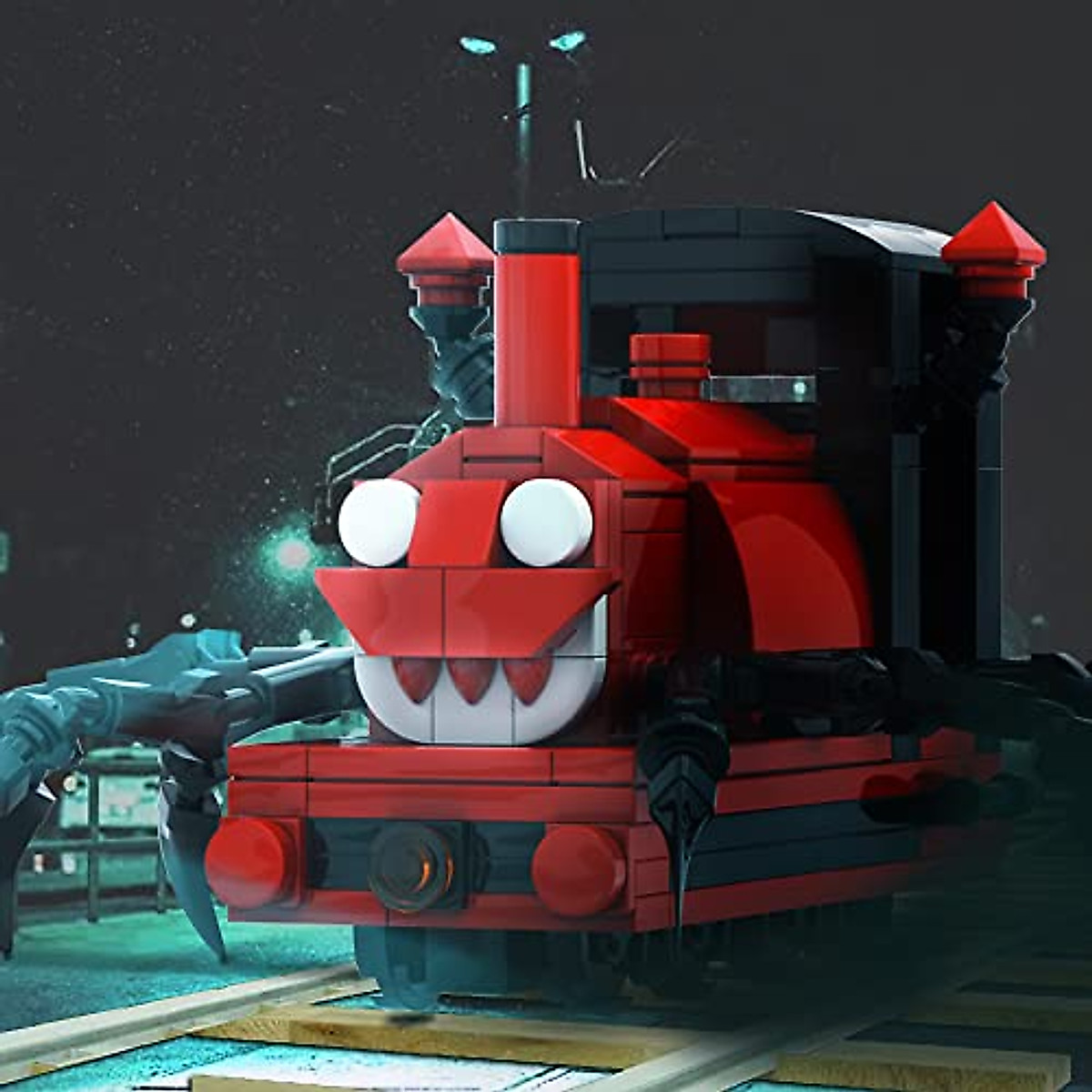 217 Pieces Charles Spider Train Building Toy Set for Kids, Boys, Girls; Horror Game Chooo Chooo Charles Toys Spider Train Figure Model Animal Building Kit, Creative Desktop Decorations Birthday Gift