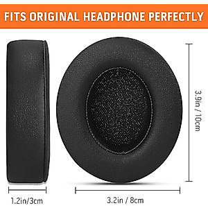 GVOEARS Replacement Ear Pads for Beats Studio 3, Cushions for Beats Studio 3 Replacement Ear Pads for Beats Studio 2&3 Wired & Wireless Not Fit Beats Solo On-Ear Headphone with Thicker Memory Foam