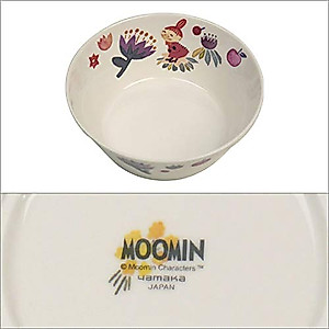 山加商店 MOOMIN MM2100-79 Herbarium Bowl Pair Set, Microwave Safe