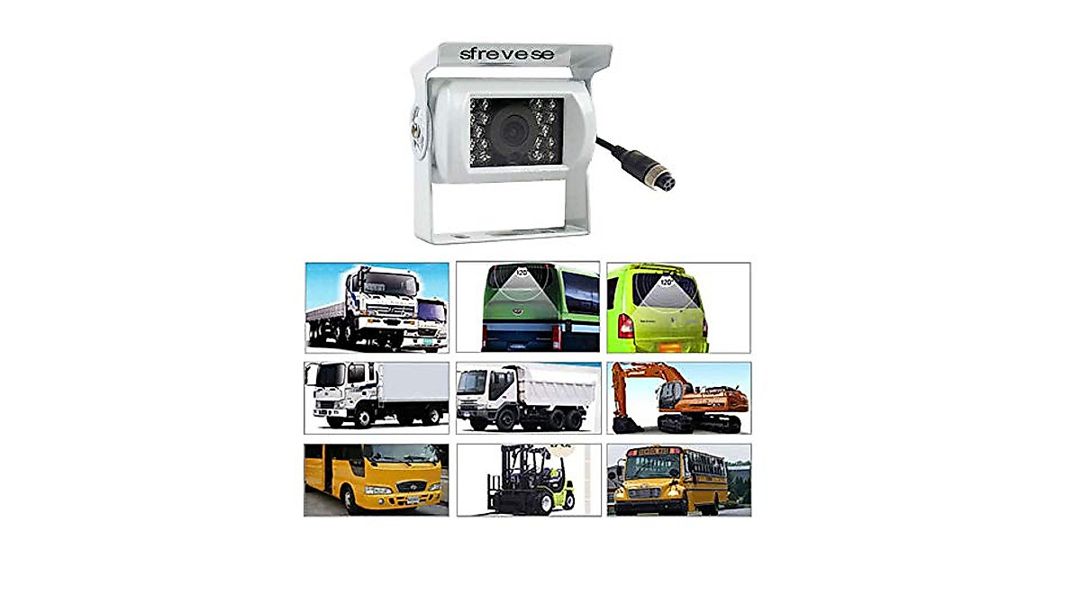 4Pin Truck Backup Camera with Night Vision & Waterproof Design