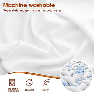 Ihanherry White King Comforter Set 8 Pieces, All Season Bed in a Bag, Comfortable King Bedding Sets with 1 Bed Skirt, 1 Fitted Sheet, 1 Flat Sheet, 1 Comforter, 2 Pillowcases, 2 Pillow Shams