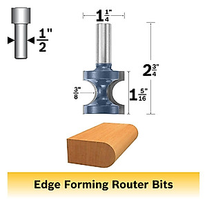 Bosch 84434M 3/8 In. x 1-5/16 In. Carbide Tipped Bullnose Bit