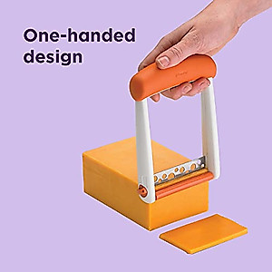 Chef'n 103-130-008 Slicester Cheese Slicer, 4.75" x 6.5" x 1", Orange