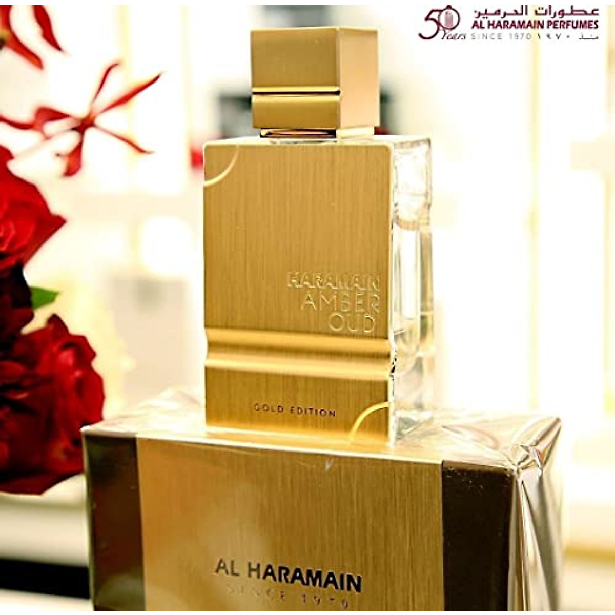 Al Haramain Amber Oud Gold Edition Eau de Parfum Spray, 2.0 Ounce