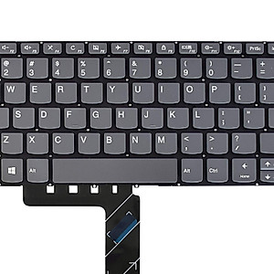 SUNMALL Replacement Keyboard Compatible with Lenovo V145-15AST V320-17isk V320-17ikb.IdeaPad 130-15AST 320-15ABR 320-15AST 320-15IAP 320-17AST 320-17ISK 330-15AST US Layout Grey No Frame
