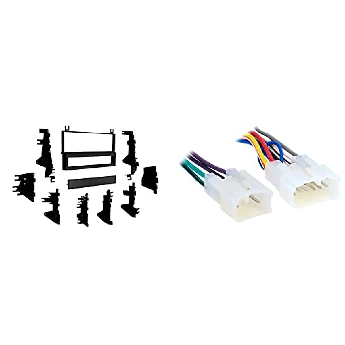 Metra 99-8101 Dash Kit for Toyota Multikitturbo 84-04 & Metra 70-1761 Radio Wiring Harness for Toyota 87-Up Power 4 Speaker