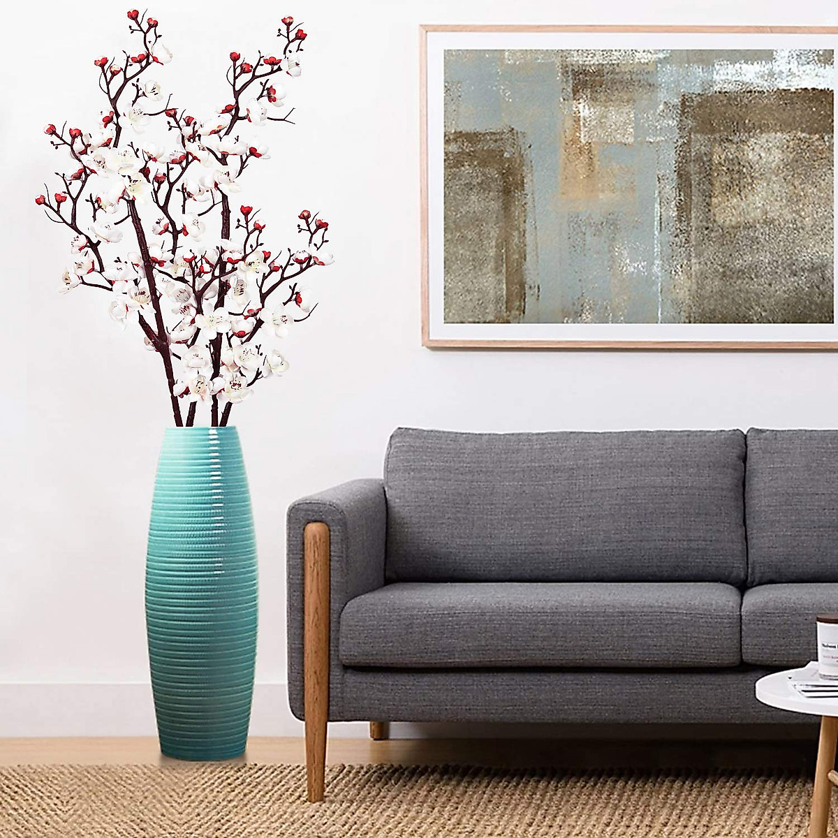 Sunm Boutique 2 Pack Plum Blossom Artificial Flowers Simulation Flower Table Decoration Accessories Party Beach Theme Decorations