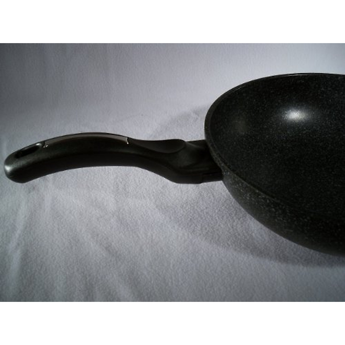 Ceramic Marble Coated Cast Aluminium Non Stick Wok 28 cm (11 inches)