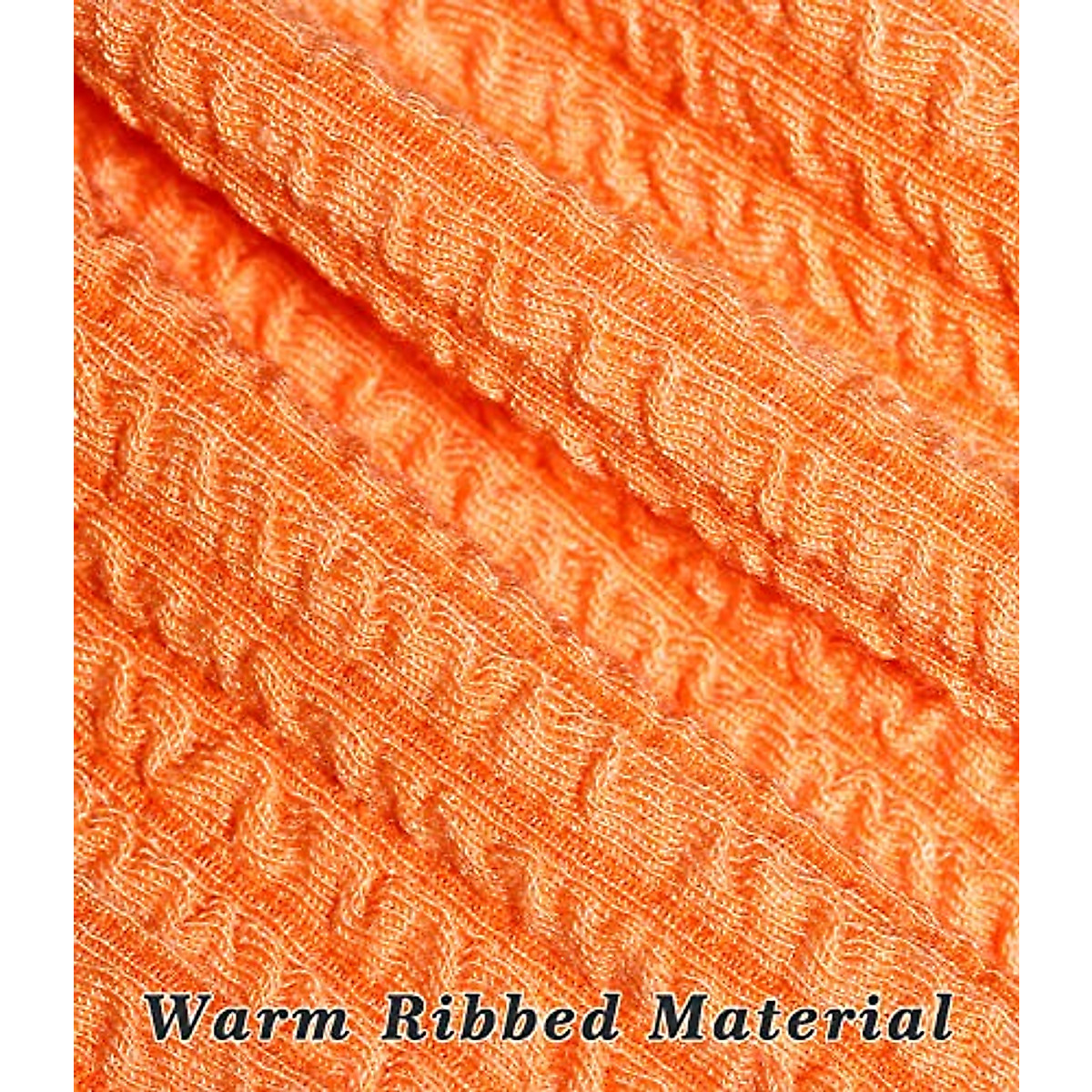 Topkins Dog Birthday Dresses, Dog Princess Dress, Turtleneck Puppy Skirt with Velvet Bowknot for Small Medium Dogs Girl (Orange, L)