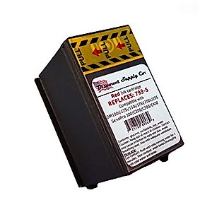Discount Supply Company Compatible 793-5 Red Ink Cartridge Postage Models: P700, DM100i, DM125i, DM150i, DM175i, DM200L, DM225 Postage Meters