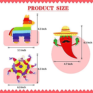 Summer Beach Hanging Swirls, 28Pack Mexican Fiesta Hanging Swirl Decorations, Cinco De Mayo Party Supplies, Taco Twosday Birthday Theme, Taco Party Ceiling Decorations