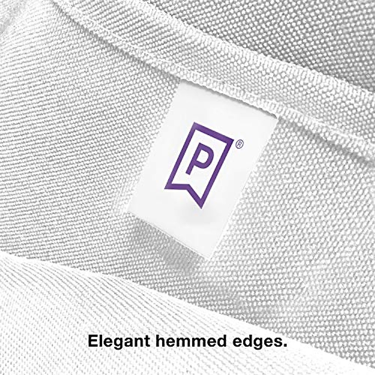 Gee Di Moda Rectangle Tablecloth - 70 x 120 Inch | White Rectangular Table Cloth in Washable Polyester | Great for Buffet Table, Parties, Holiday Dinner, Wedding & Baby Shower