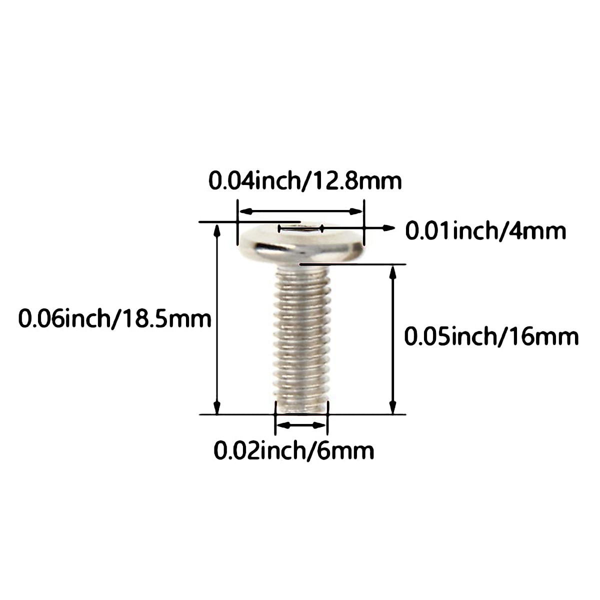 MroMax 20Pcs M6 x 16mm Flat Head Hex Socket Cap Screws Bolts, Nickel Plated Carbon Steel Fully Threaded Furniture Screws for Assemble Cabinets, Baby Beds, Tables and Chairs
