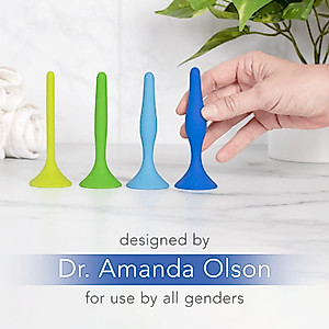 Pelvic Floor Therapy Tool-Size 1-4 - Rectal Dilator Trainer for Men and Women