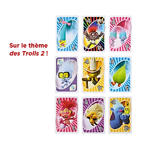Mattel Games DreamWorks Trolls World Tour UNO Card Game with 112 Cards and Instructions, Makes a Great Gift for 7 Year Olds and Up