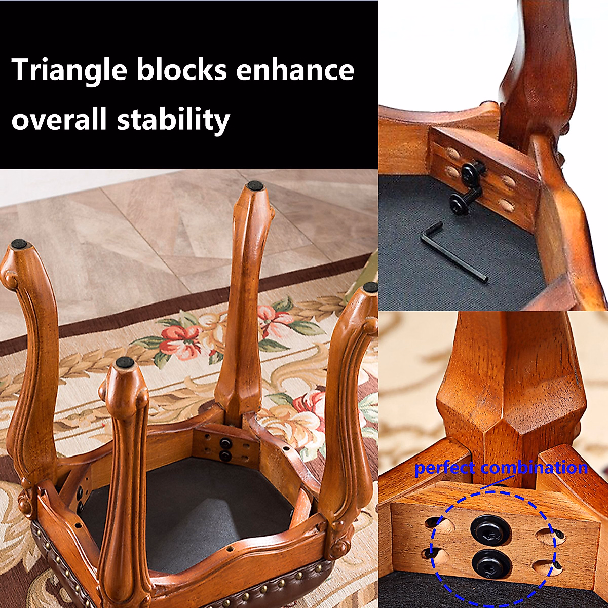 DEBJGO Foot Stools Small,Vintage Ottoman Brown Leather Foot Rest,Wooden Footrest,Upholstered Footstool for Couch/Living Room/Sofa,Cherry (12.6) (12.6)