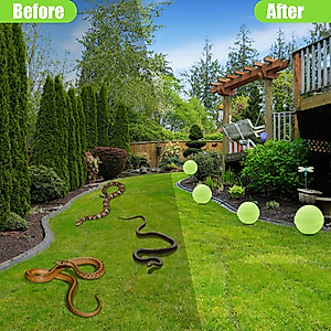 Lousye 30 Pack Snake Repellent for Yard Powerful, Snake Away Repellent for Outdoors, Moth Balls for Snakes, Pet Safe Snake be Gone for Lawn Garden Camping Fishing Home to Repels Snakes and Other Pests