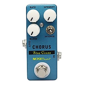MOSKYAudio Mini Blue Ocean Chorus Guitar Effect Pedal Single Pedal Effect True Bypass