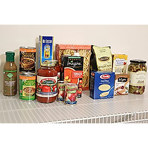 Pantry Shelf Liner, Wire Shelf Liners for Closet and Pantries (Set of 4) 16 x 48 inch - Plastic Closet Liners