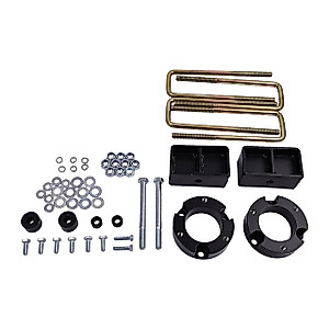 JEENDA 3" Front + 3" Rear Lift Kit 05TMA33-DD Compatible with Toyota Tacoma 4X4 4WD, SR5, TRD 2005-2022 with Diff Drop Full Suspension Leveling Lift kits w/Differential Drop, Replaces 05TMA33DD