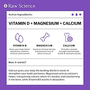 Calcium Magnesium Supplement, Bone Strength Supplements, Сalcium with Vitamin D & K2, Plant Based Calcium Pills for Women and Men, Magnesium + Calcium Supplement 515MG Per Serving, 90 Capsules