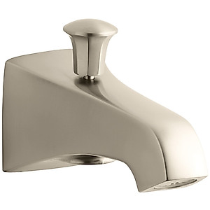 KOHLER K-496-BV Memoirs Wall-Mount Diverter Bath Spout, Vibrant Brushed Bronze