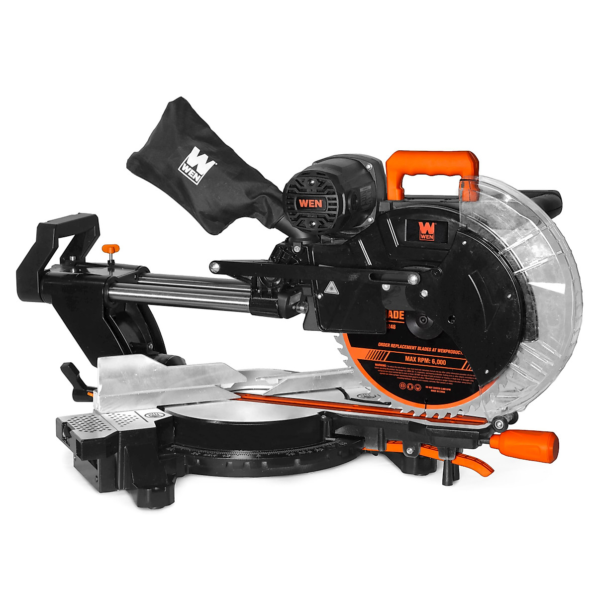 WEN 15-Amp 12-Inch Dual-Bevel Sliding Compound Miter Saw with Laser (MM1213)