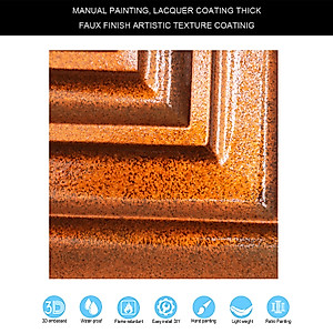 Tin Ceiling Tiles Nail up Peel and Stick Tin Ceiling Tiles Distressed for Cafe Club Salon Hotel Store Bar 2'x2' PL05 Archaic Copper