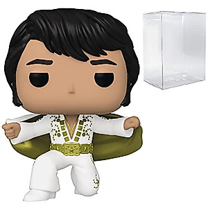 POP Rocks: Elvis - Elvis Pharaoh Suit Funko Vinyl Figure (Bundled with Compatible Box Protector Case), Multicolored, 3.75 inches