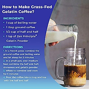 Grass-Fed Gelatin Powder, 1.5 lb. Custom Anti-Aging Protein for Healthy Hair, Skin, Joints & Nails. Paleo and Keto Friendly Cooking and Baking. Type 1 and 3 Collagen. GMO and Gluten Free. Unflavored.