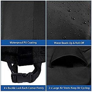 WOMACO Patio Furniture Cover for 4 Pieces Set, Waterproof Outdoor Garden Cover for 4 Piece Furniture Sets, Heavy Duty Veranda Small Table Chairs Set Covers