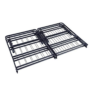 Coaster Home Furnishings Hetfield 16 Inch Foldable Metal Platform Bed Frame Mattress Foundation – Under-Bed Storage, Tools-Free Assembly, Box Spring Replacement – Full