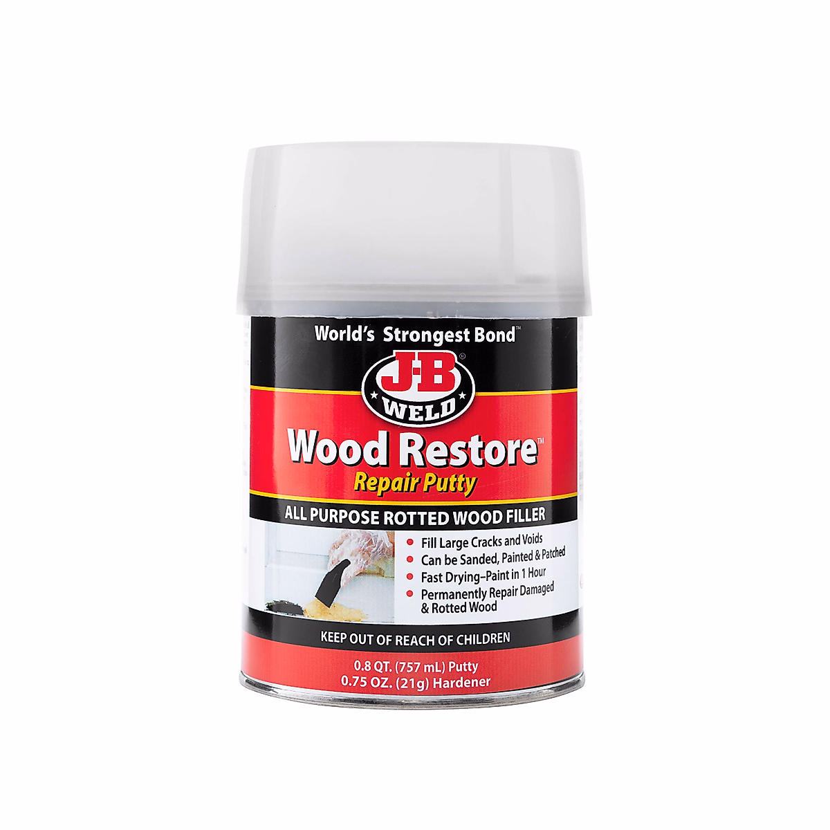 J-B Weld 40004 Wood Restore Repair Putty - 757mL