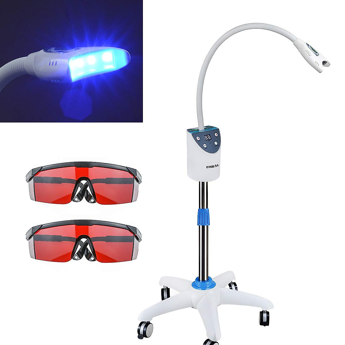 YF-666 Whitening Lamp with 4PCS Blue Light Bleaching Accelerator