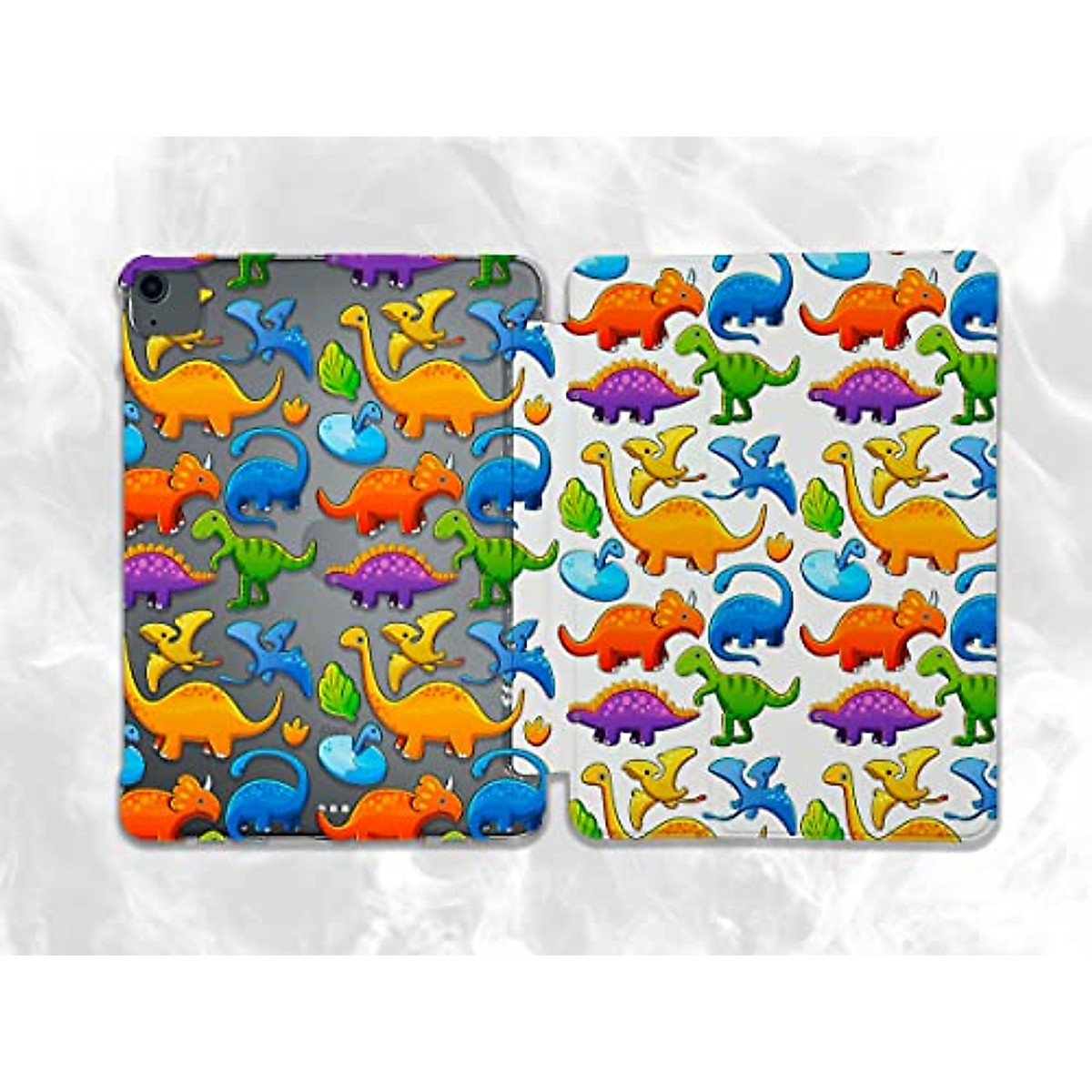 Funny Cute Dino Kid Dinosaur case Compatible with iPad Mini Air Pro 7.9 8.3 9.7 10.2 10.9 11 12.9 inch Pattern Cover New 2022 2021 Trifold Stand 3 4 5 6 7 8 9 Generation 503 (9.7" 5/6 gen)