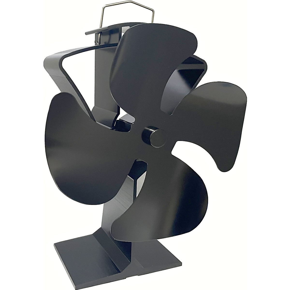 OMANSHY 4 Blades Wood Stove Fan Heat Powered Fans Fireplace fans Eco Fans for Wood Burning/Log Burner Fireplace