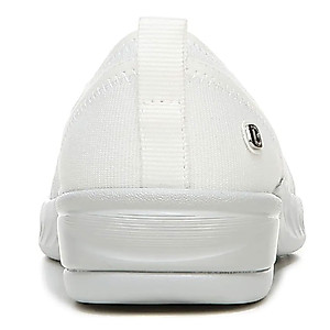 BZees Womens Niche Ballet Flat Bright White 7.5 W