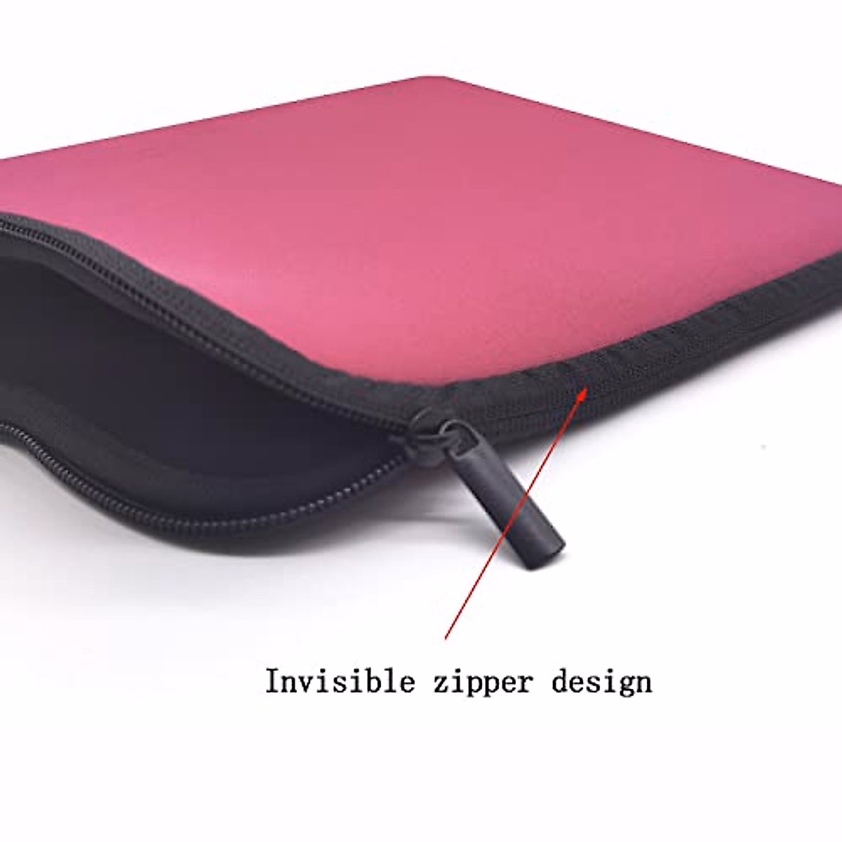 YTYKINOY Neoprene Pickleball Paddle Cover Pickleball Racket Sleeve (Hot Pink)