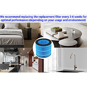 HOMFILBIT MIRO PRO Humidifier Wicking Filters for Afloia MIRO PRO, Kilo PRO Air Purifier Humidifier 2 in 1, 2 Pack