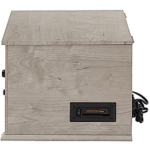 Crosley CR7015A-GY Medley 3-Speed Vinyl Record Player Turntable with Bluetooth, AM/FM Radio, CD Player, Cassette Deck, and Aux-in, Gray