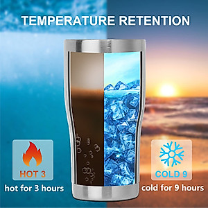 DOMICARE 20oz Tumbler with Lid Stainless Steel Tumblers Bulk, Double Wall Vacuum Insulated Coffee Travel Mug, 12 Pack Stainless Steel