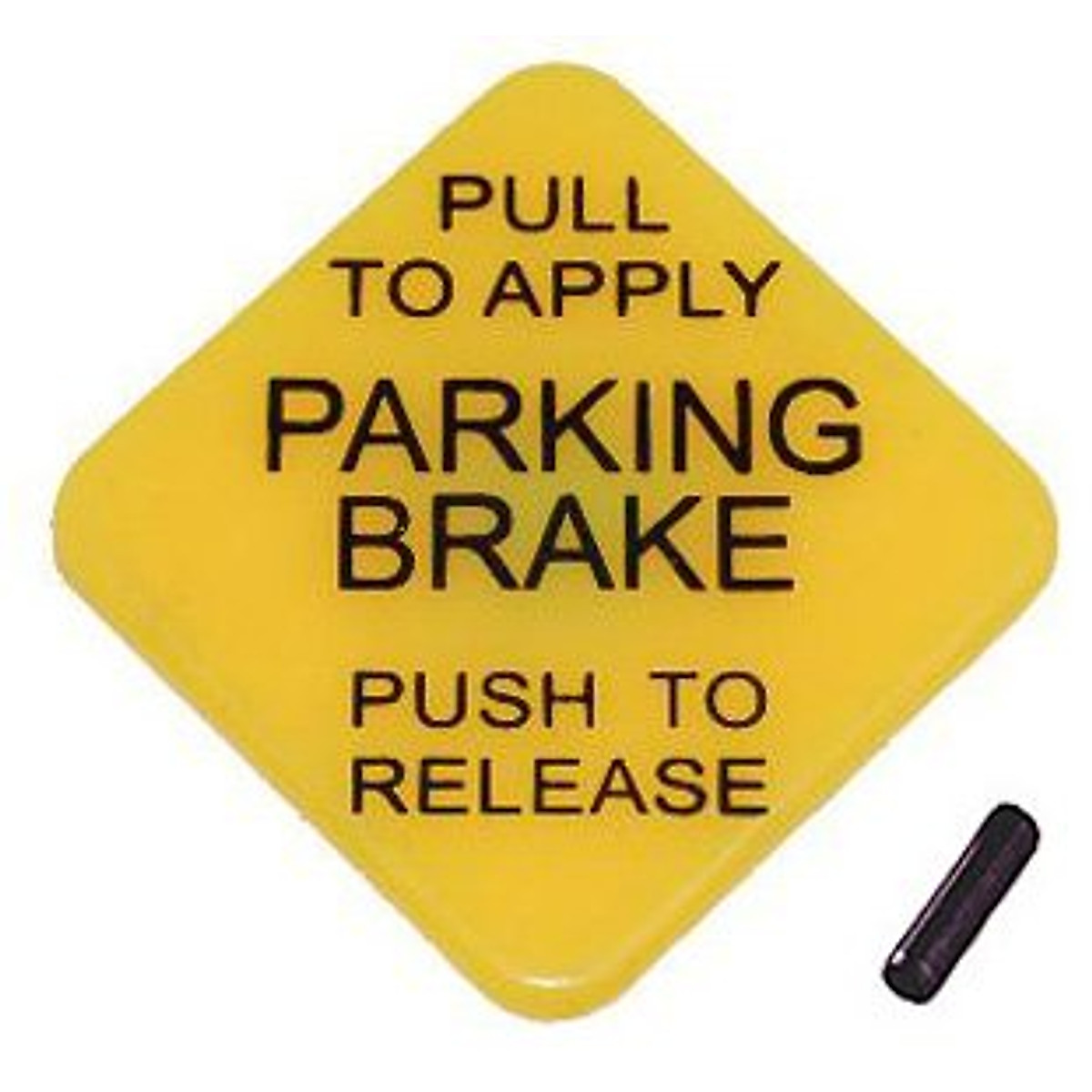 TORQUE Yellow Parking Brake and Red PP-7 Trailer Air Supply Valve Knob with Roll Pin for Dash Brake Control Valve (Replaces Bendix 248433, Bendix 290655) (TR248433 + TR290655)