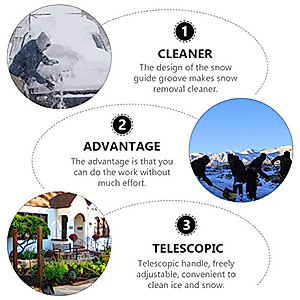 Hemoton Snow Shovel Portable Snow Shovel Snow Shovel Collapsible for Car Garden Camping Gardening Beach Digging Sand Mud Snow Shovel Retractable Snow Shovel Garden Shovel