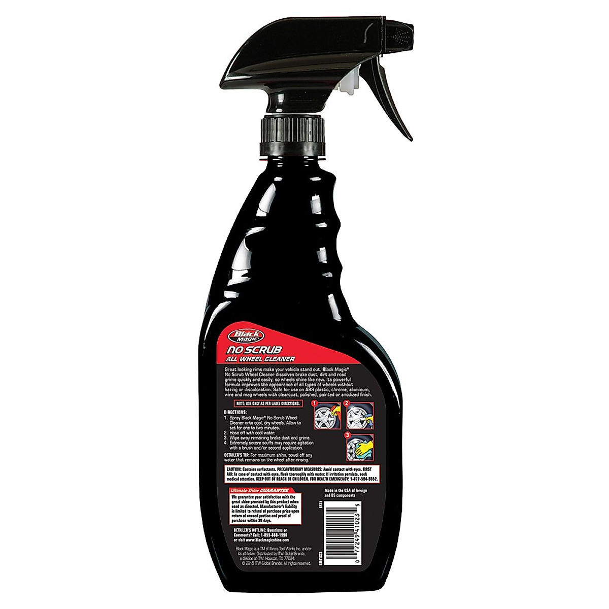 Black Magic BM41023 No No Scrub Wheel Cleaner, 23 Fluid Ounces