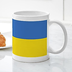 CafePress Ukraine Flag Mugs Ceramic Coffee Mug, Tea Cup 11 oz