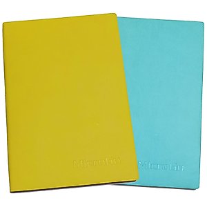 MicroGu A5 College Ruled Notebooks Softcover Classic Lined Journal Notebooks for Work Writing Office Notebooks Faux Leather Colorful 8.1 × 5.6 inches, 2 Pack